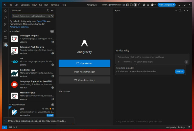 Google Antigravity, nuevo editor de código asistido por IA